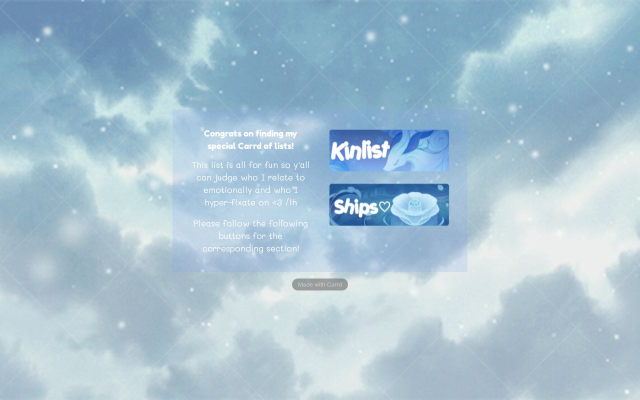 Stella's Super Secret Lists